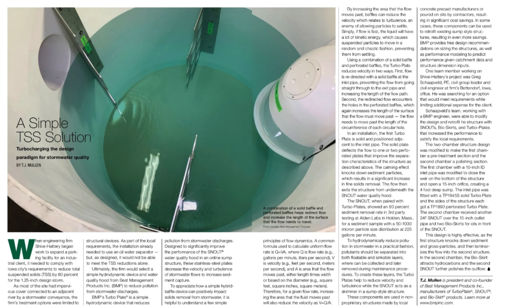 Stormwater Magazine - Project Profile : Turbocharging the Design ...